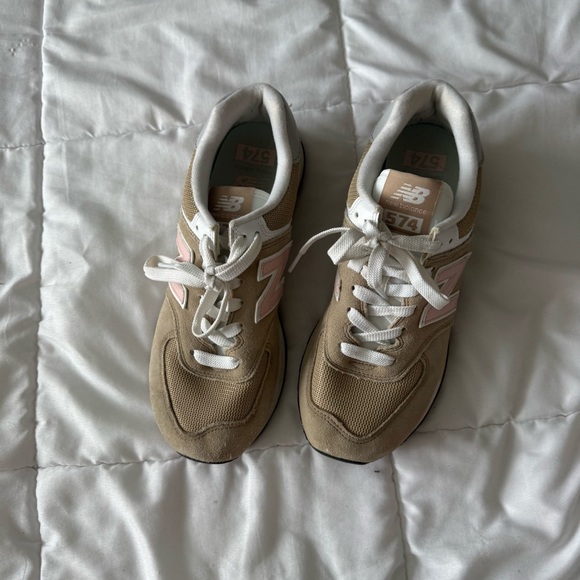 New Balance | Shoes | New Balance 574 Series Yellow Brown Sneakers ...